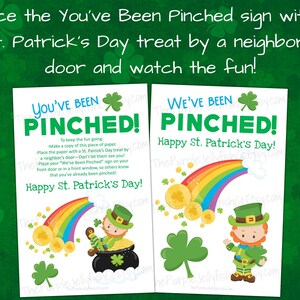 You've Been Pinched St. Patrick's Day Game for Kids Printable, St ...