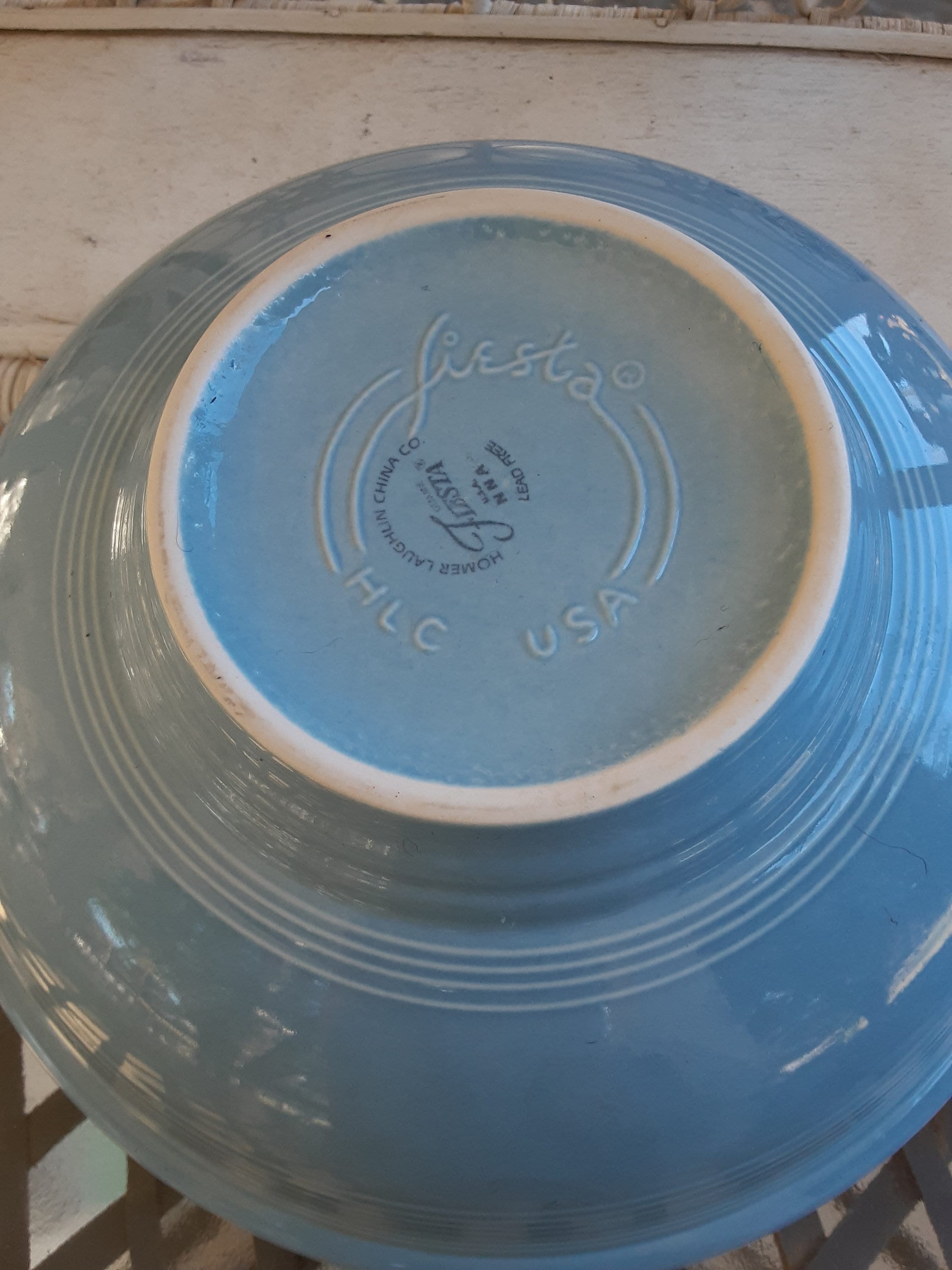 Blue Fiestaware Bowl Fiesta Ware - Etsy