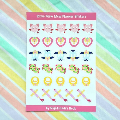 Tokyo Mew Mew Stickers - Etsy