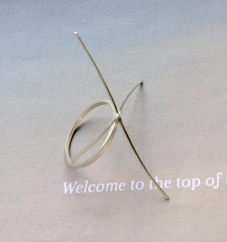 Sterling Silver Ring Setting Handmade Stackable Claw Setting - Etsy