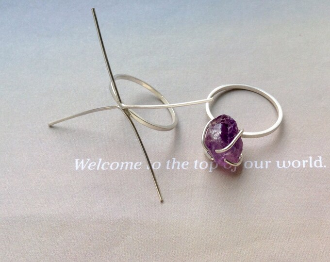 Sterling Silver Ring Setting Handmade Stackable Claw Setting - Etsy