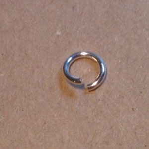 Sterling Silver Open Jump Rings, 5mm Jump Rings, 6mm Jump Rings, 4mm ...
