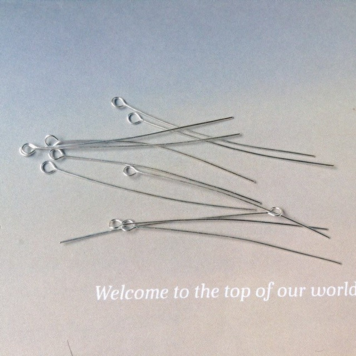 10 Sterling Silver 2 Inches Eye Pins Two Inches Eye Pins - Etsy