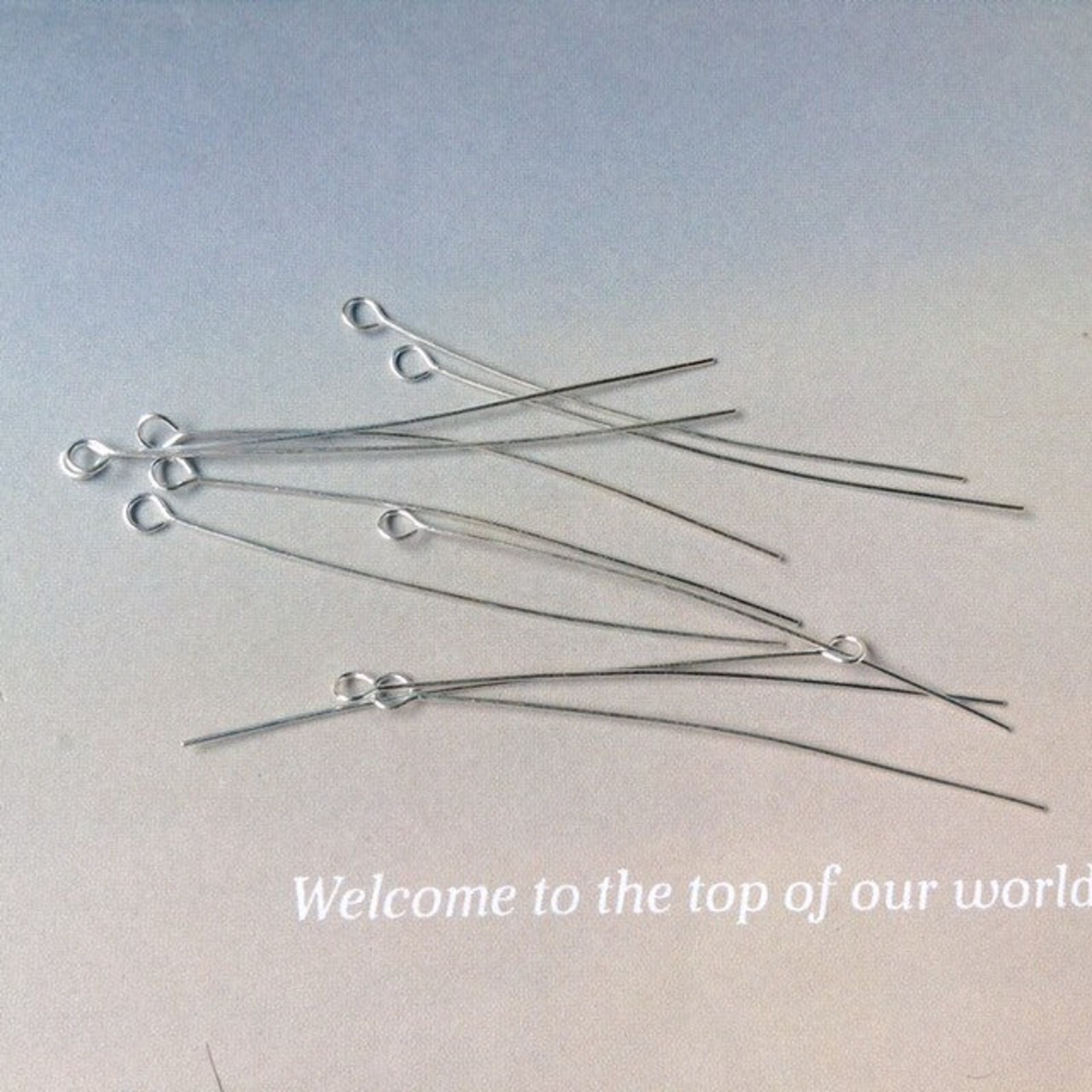 10 Sterling Silver 2 Inches Eye Pins Two Inches Eye Pins - Etsy