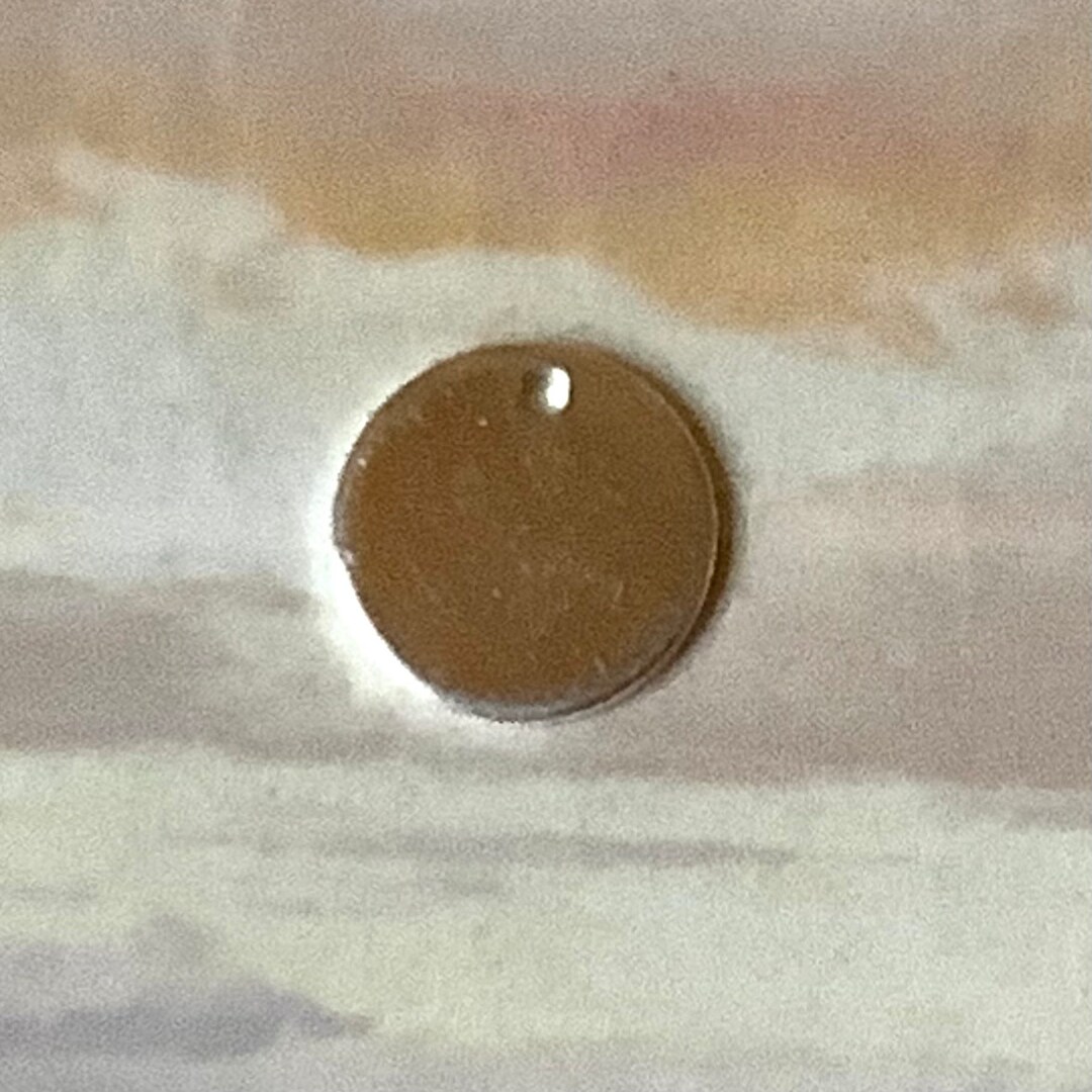 Round Sterling Silver Disk, Sterling Silver Stamping Disk, 20 Gauge 9mm ...