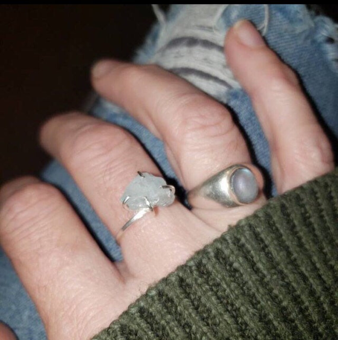 Sterling Silver Ring Setting Handmade Stackable Claw Setting - Etsy