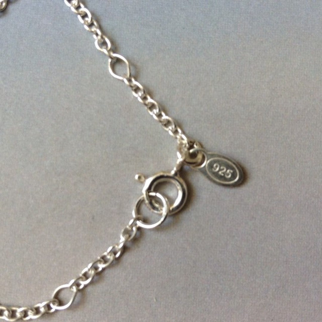 5 Sterling Silver Tag, 925 Tag, Stamped 925 Label, Oval Sterling Silver ...