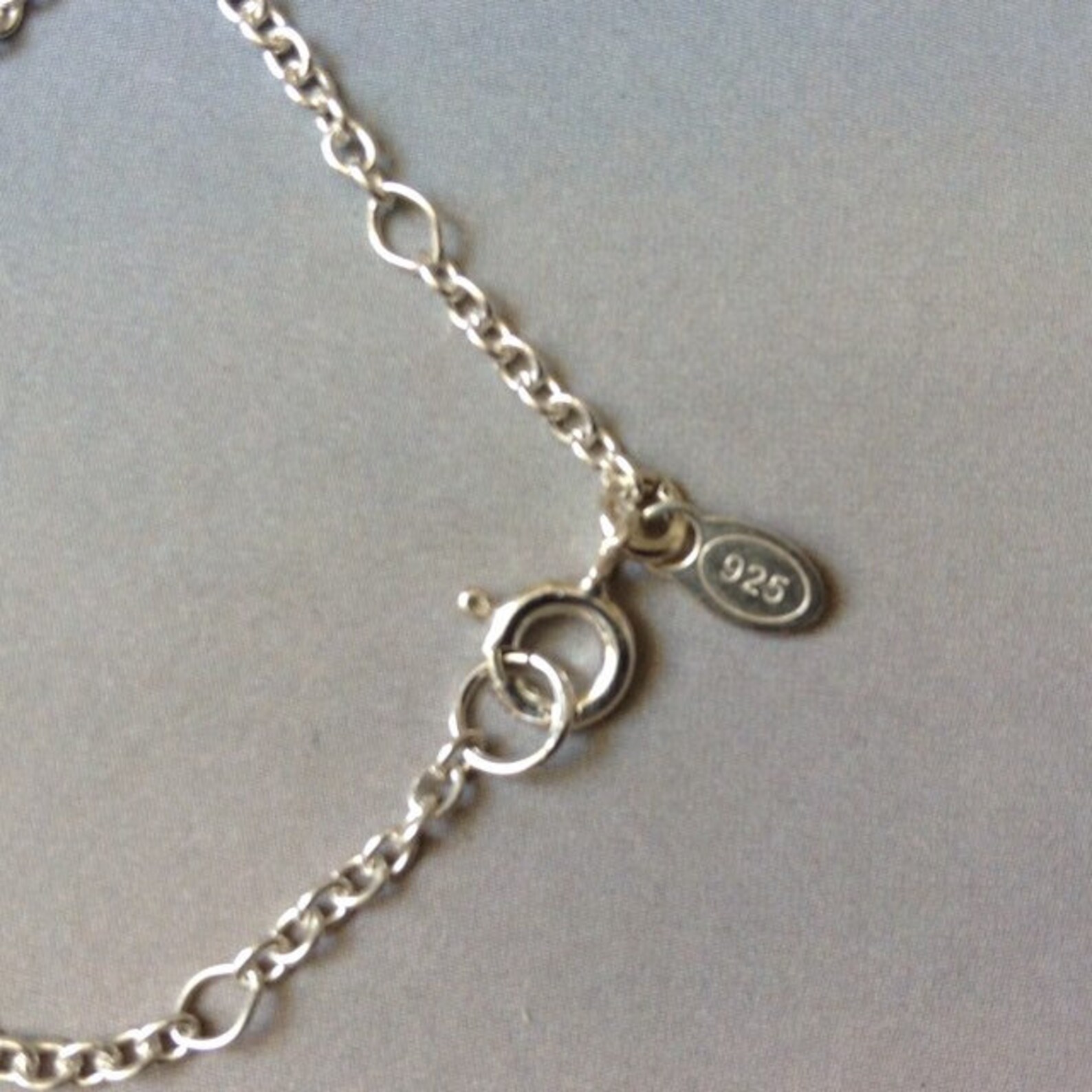 5 Sterling Silver Tag, 925 Tag, Stamped 925 Label, Oval Sterling Silver ...