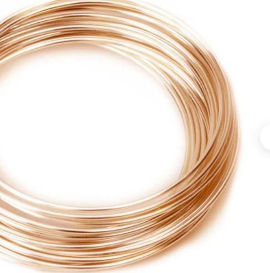 Gold Filled 28 Gauge Round Wire, 0.33mm 14K Gold Filled Wire, Yellow ...