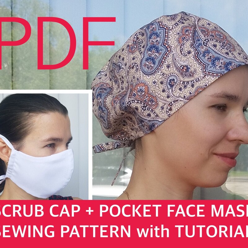 Tie Back Face Mask - Etsy