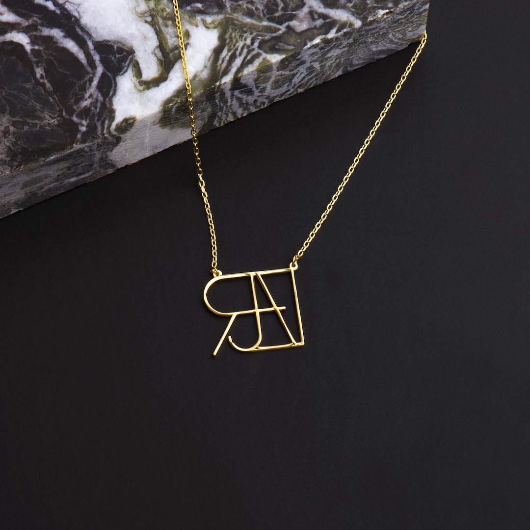 Jennifer Name Necklace Unique Design Name Logo Necklace Name Necklace ...