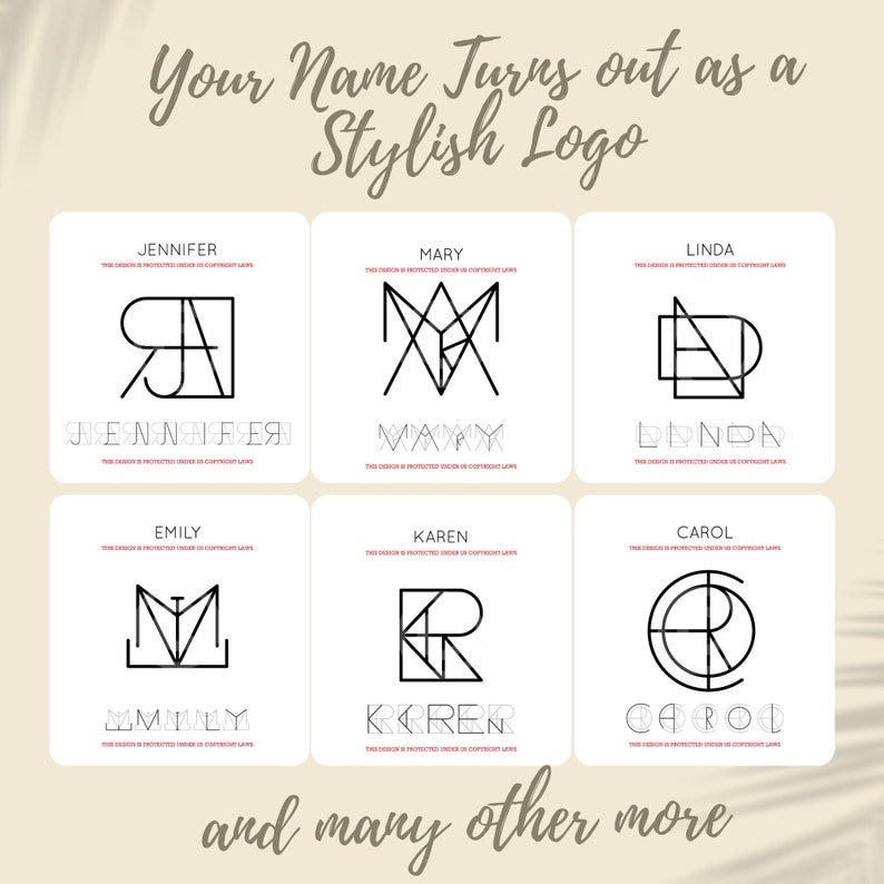 Personalized Unique Name Necklace One of a Kind Gift - Etsy