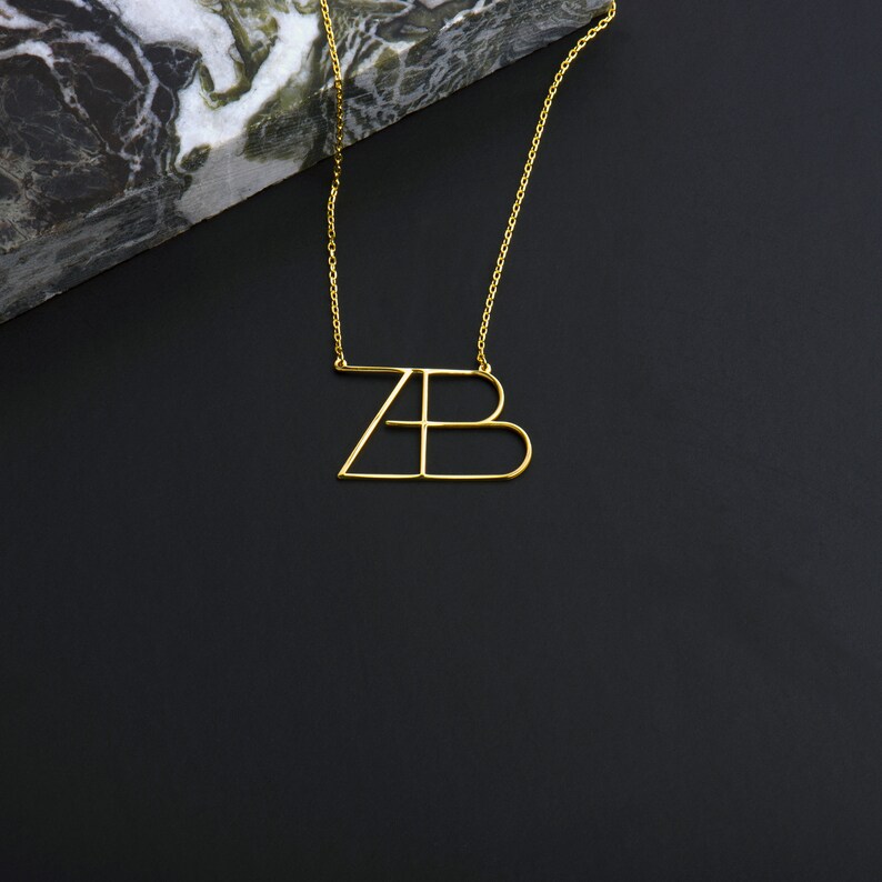 Jennifer Name Necklace Unique Design Name Logo Necklace - Etsy