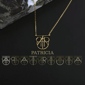 Jennifer Name Necklace - Unique Design Name Logo Necklace - Name ...