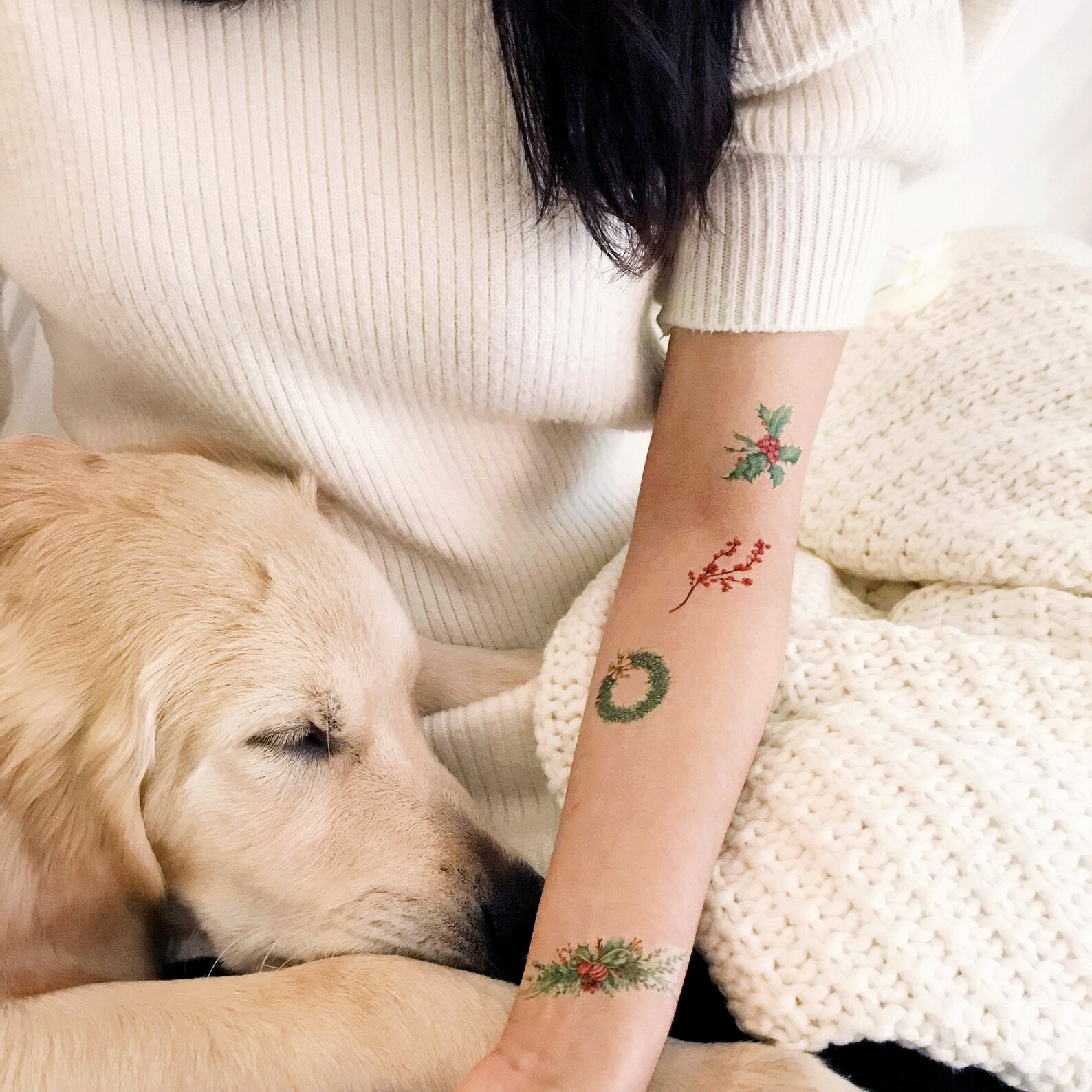 Flower Temporary Tattoos Set of 8 Tatoofloral - Etsy