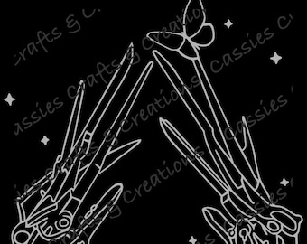 Edward Scissorhands Svg - Etsy UK
