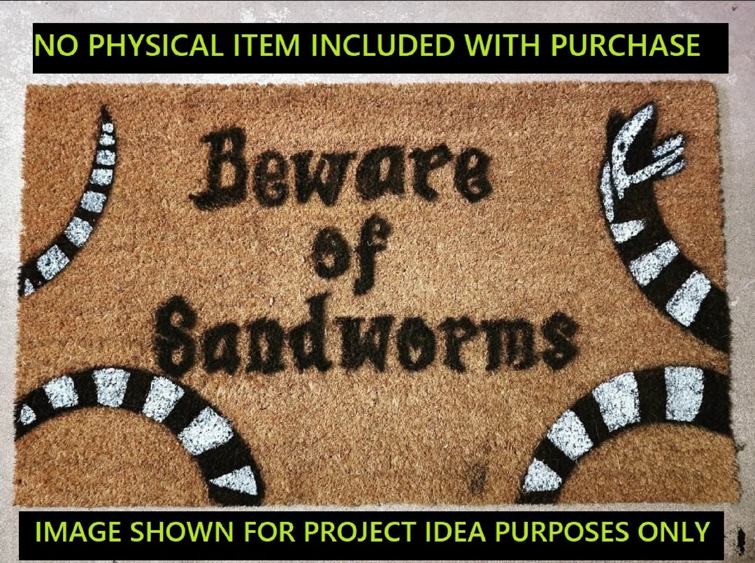 Beware of Sandworms Digital Cut File // Halloween // Beetlejuice // SVG ...