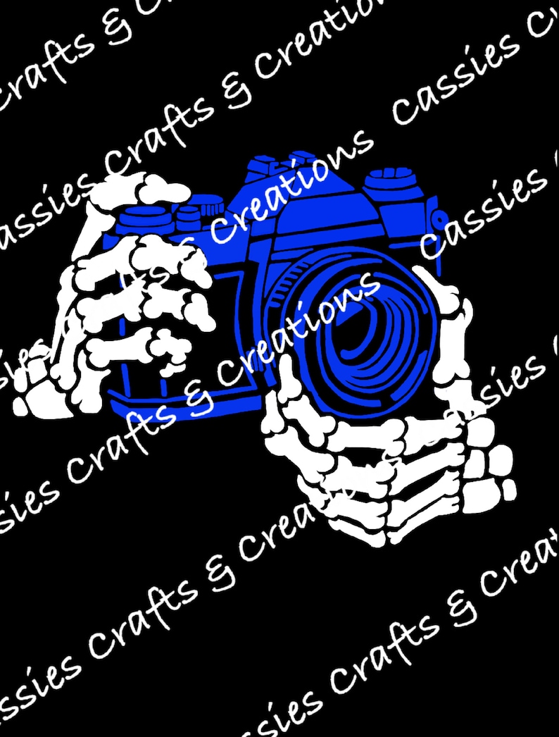 Skeleton Camera - Digital Cut File // Snap Camera // SVG // Silhouette ...