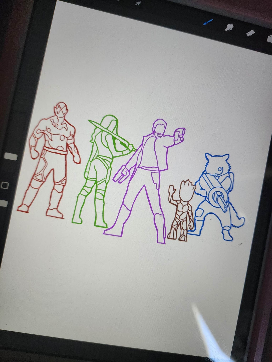 Guardians Galaxy Crew Digital Cut File // Rocket // Drax // SVG ...