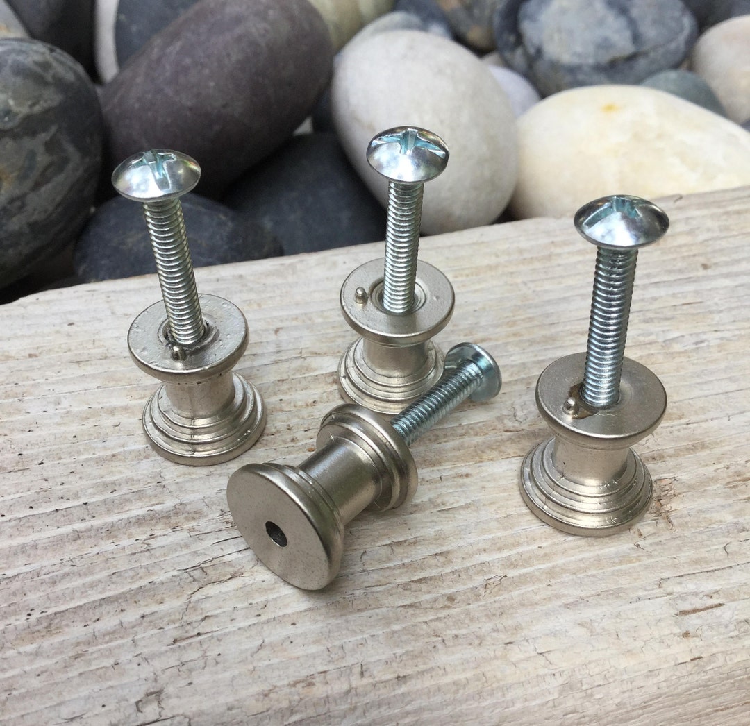 DIY Drawer Knob Bases With Screws: Metal Knob Hardware - Etsy