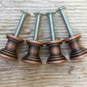 DIY Drawer Knob Bases With Screws: Metal Knob Hardware - Etsy