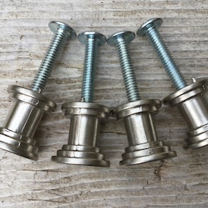 DIY Drawer Knob Bases With Screws: Metal Knob Hardware - Etsy