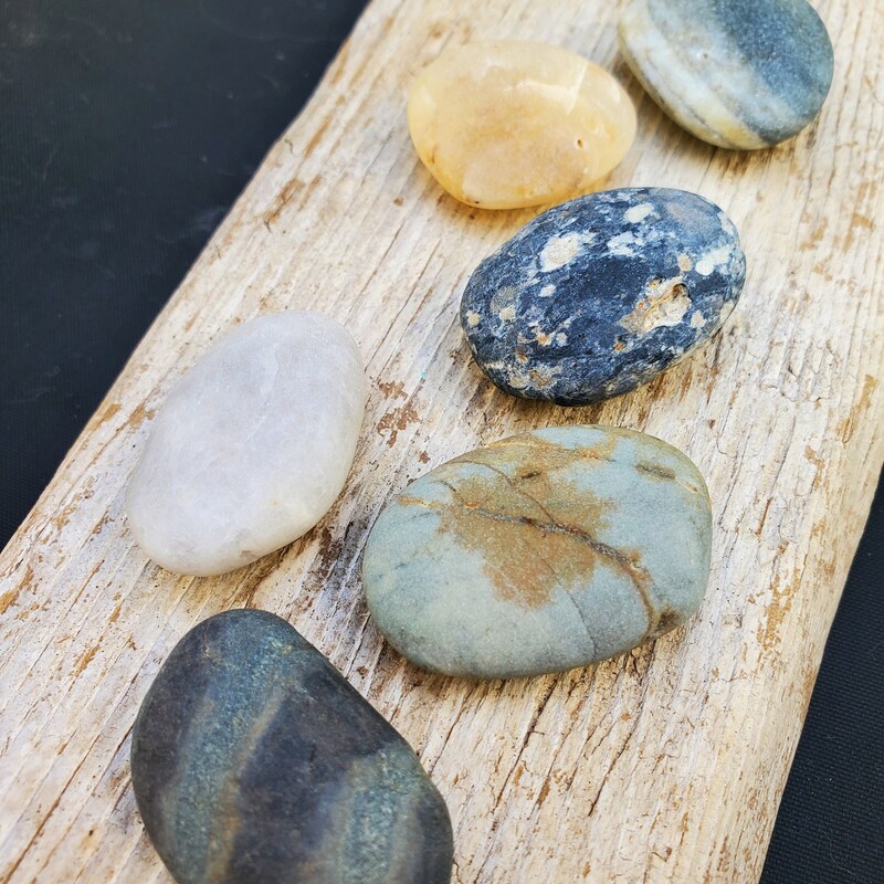 Painted Beach Rock - Etsy