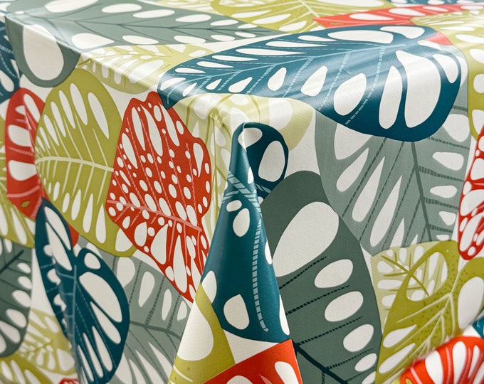PVC Christmas Tablecloths Wipe Clean, Vinyl / Plastic Table Cloth ...