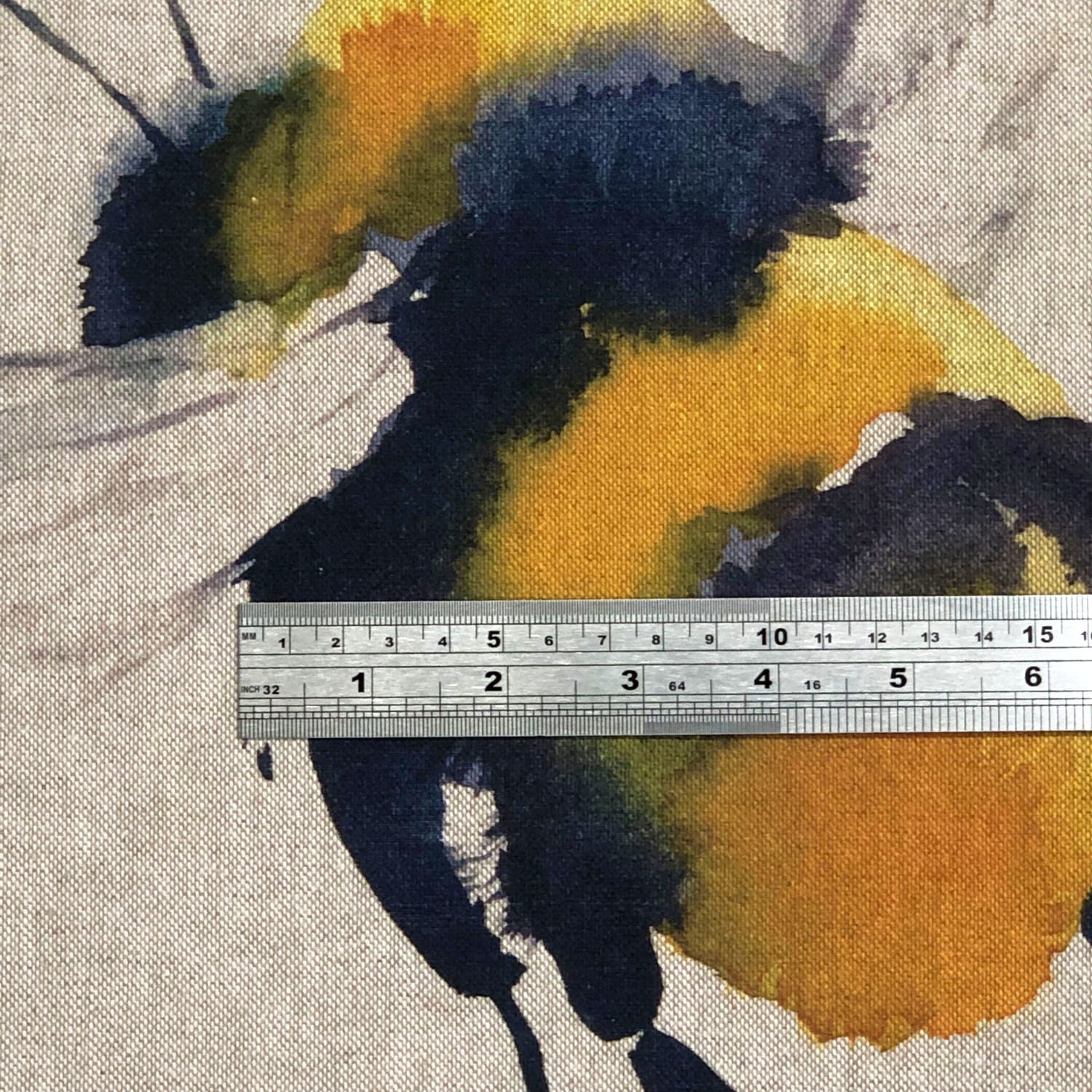 Cotton Fabric Queen Bee Cushion Panel 18 X 18 - Etsy