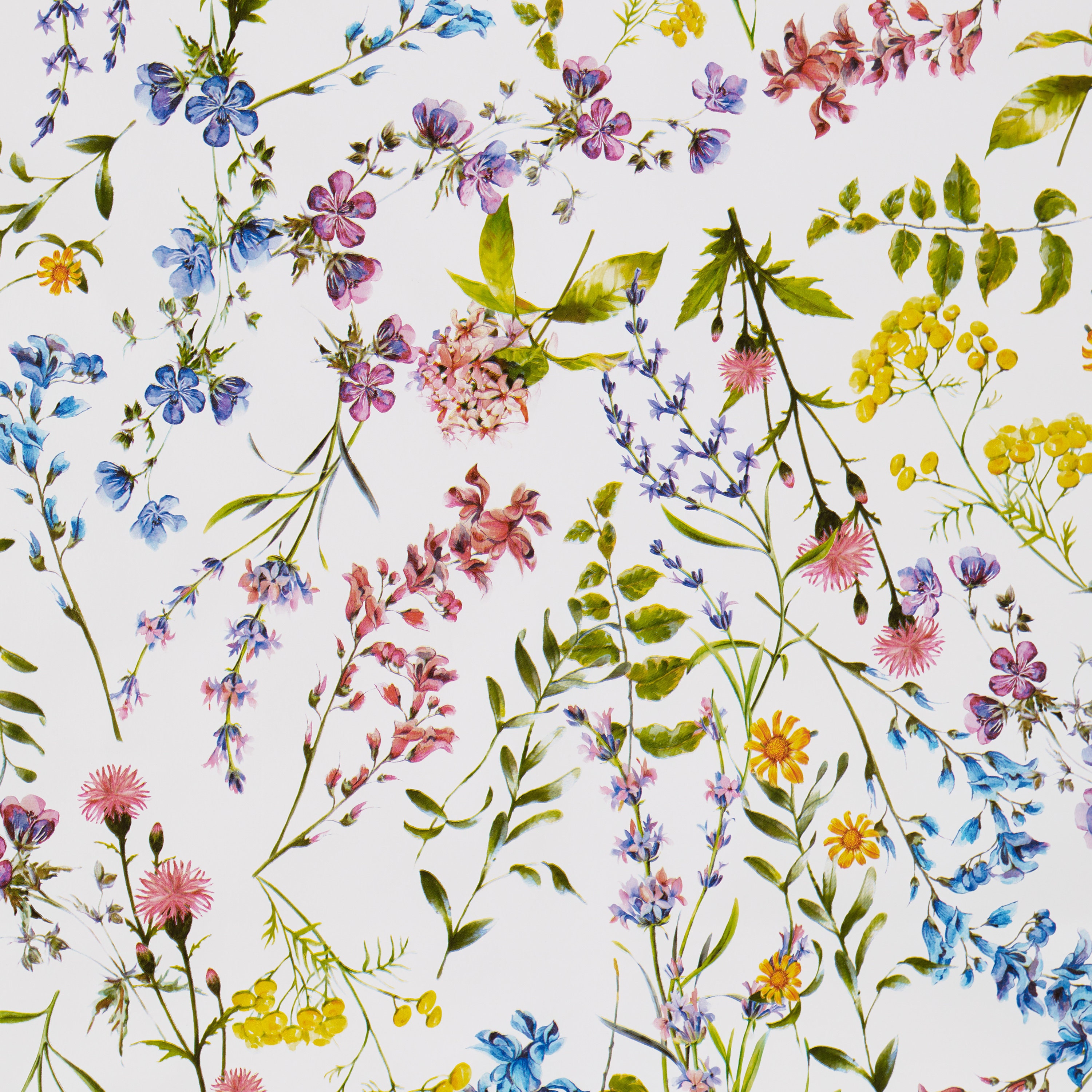 Multi Floral Wildflowers PVC Vinyl Wipe Clean Tablecloth | Etsy