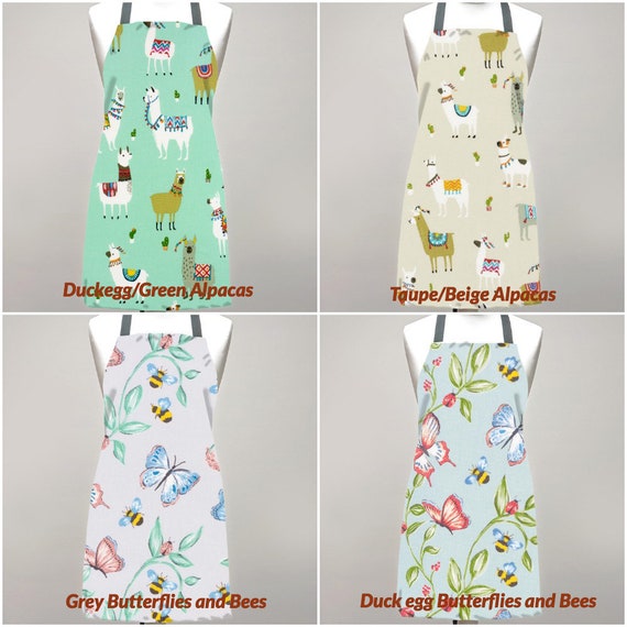 Wipe Clean PVC Coated Aprons 100 Cotton Oilcloth Adults and Childrens Sizes Easy to Clean and Splash Proof Apron Etsy Canada