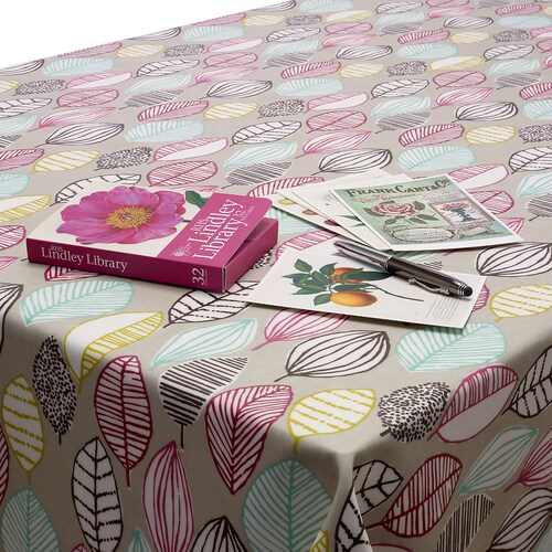 Oilcloth Wipe Clean Tablecloth Fabric Duck Egg Scandinavian - Etsy