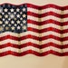 Waving American Flag Wall Hanging Quilted Bargello Flag - Etsy