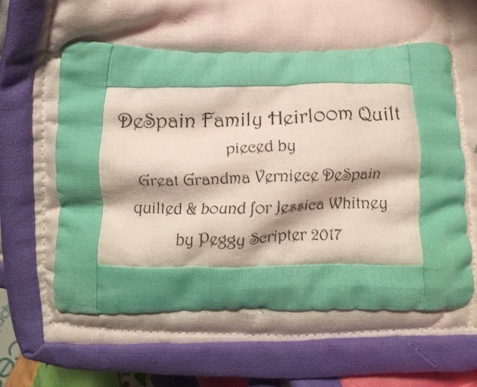 Custom Quilt Labels - Etsy