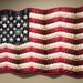Waving American Flag Wall Hanging Quilted Bargello Flag - Etsy