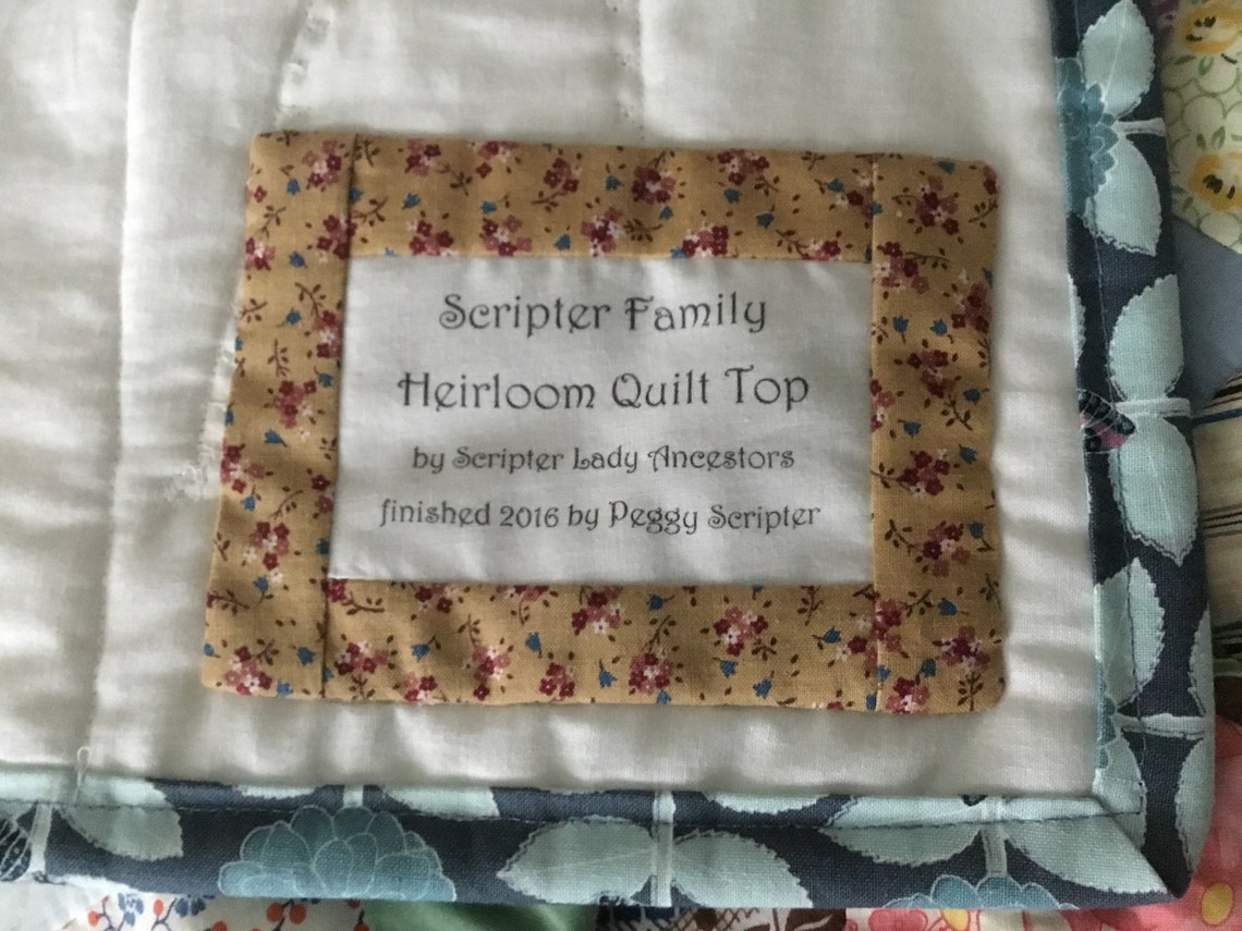 Custom Quilt Labels - Etsy
