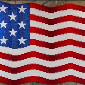 Pattern for Waving American Flag Wall Hanging 41”x29” - Etsy