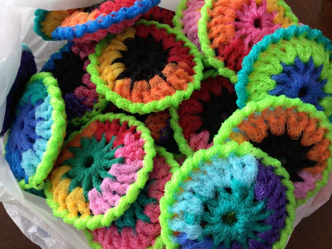 Prettiest Colorful Double-sided Scrubbies and Scrubby Sets Best ...