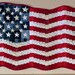 Waving American Flag Wall Hanging Quilted Bargello Flag - Etsy