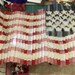 Waving American Flag Wall Hanging Quilted Bargello Flag - Etsy