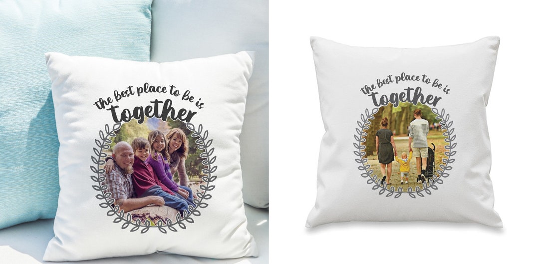 Personalised Better Together Photo Upload Cushion Valentine All ...