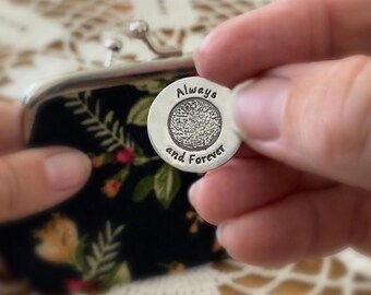 Personalized Memorial Pocket Token - Etsy