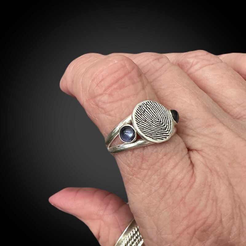 Fingerprint Ring - Etsy