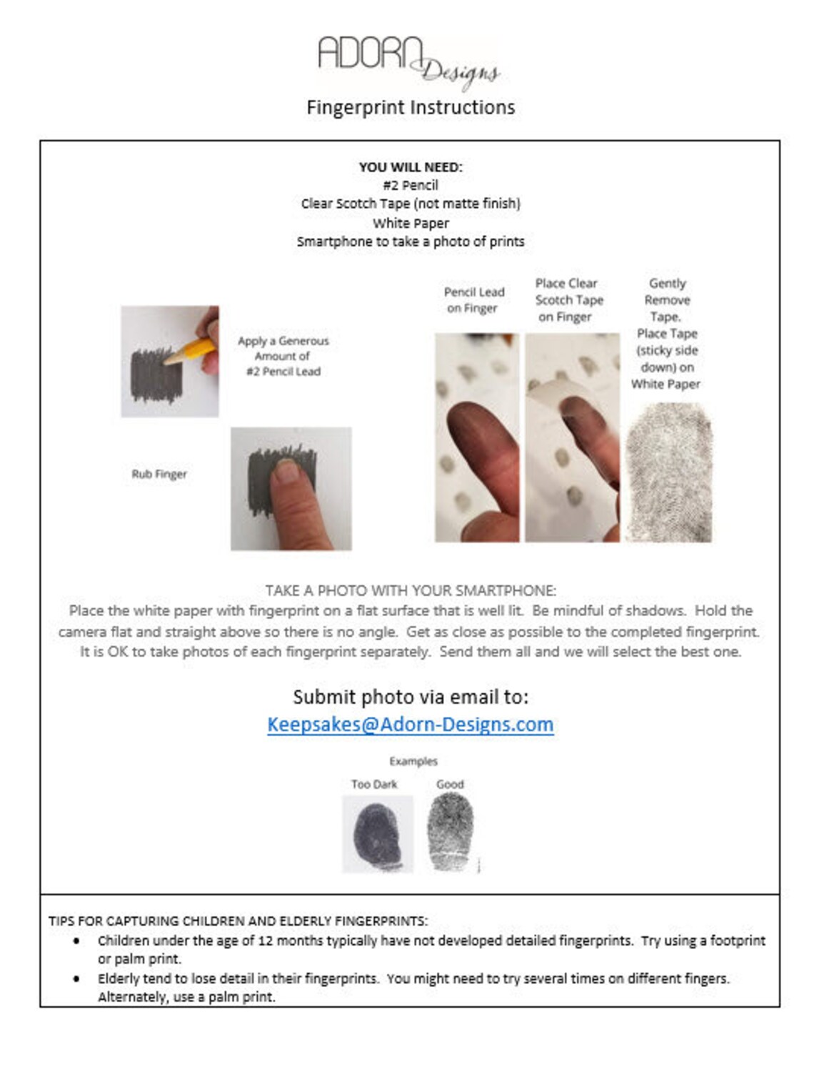 Fingerprint Remembrance Coin Sterling Silver Pocket Token | Etsy