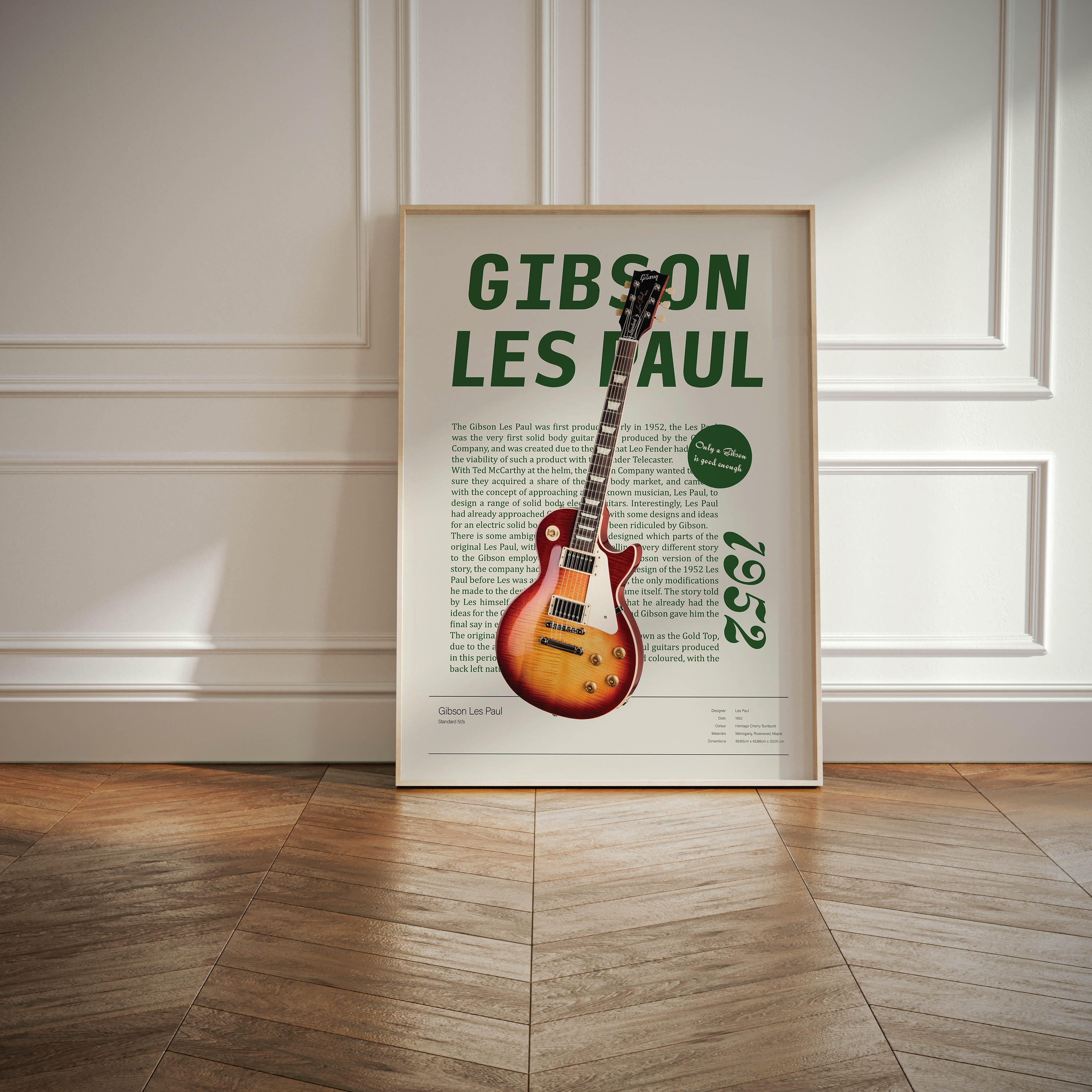 Retro Poster Set, Electric Guitar Posters, Vintage Aesthetic, Set of 3 ...