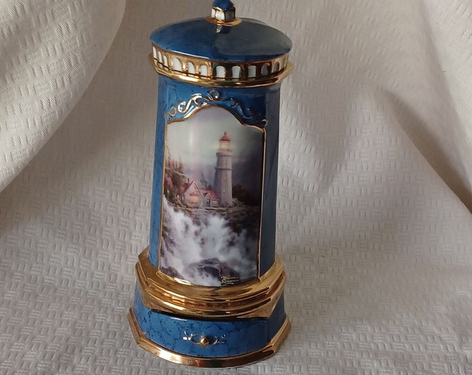 Thomas Kinkade Musical Lighthouse- Seaside Reflections- Heirloom ...