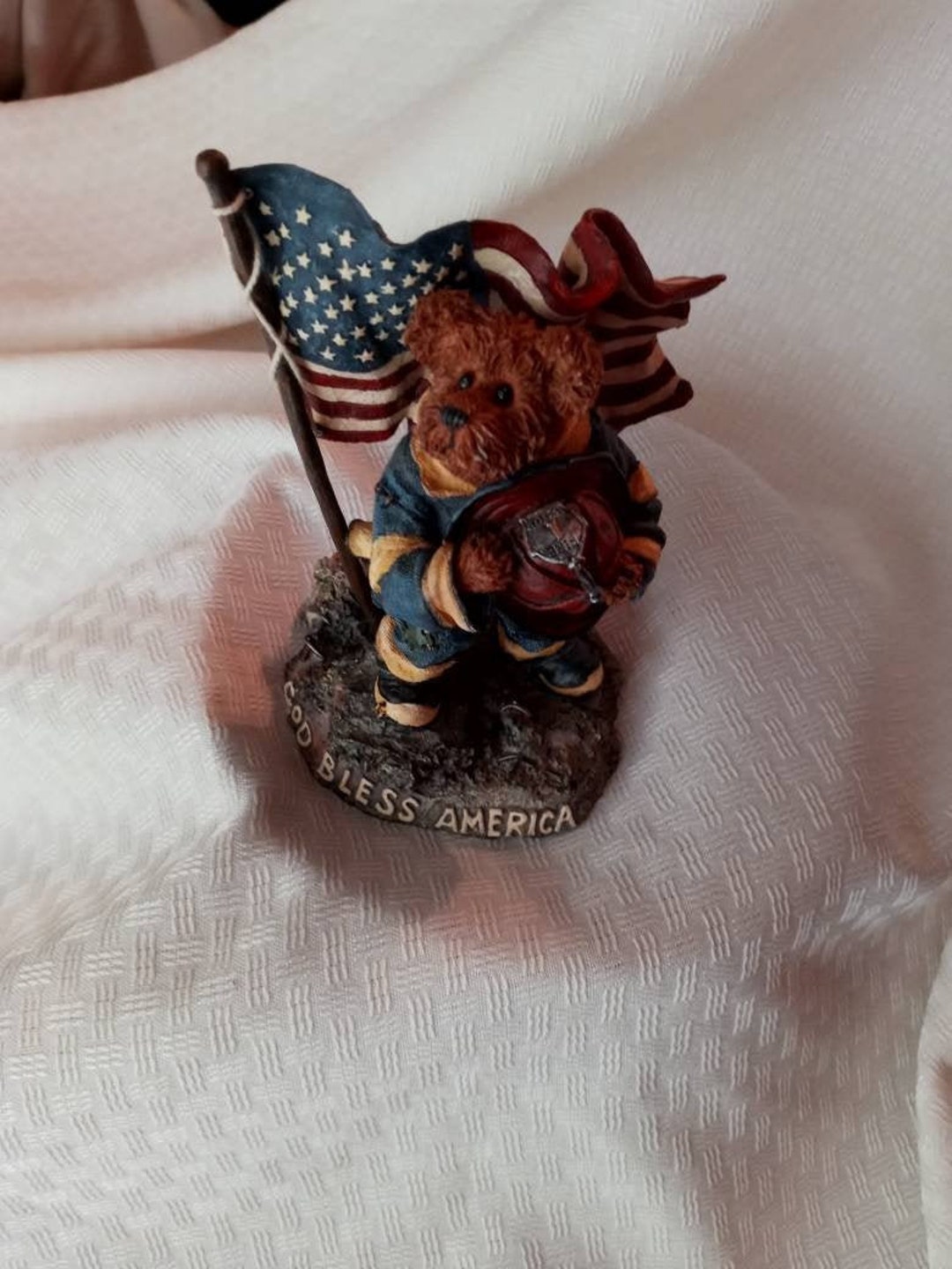 Fireman Figure boyd's Bear Fireman Our American Hero God Bless America ...