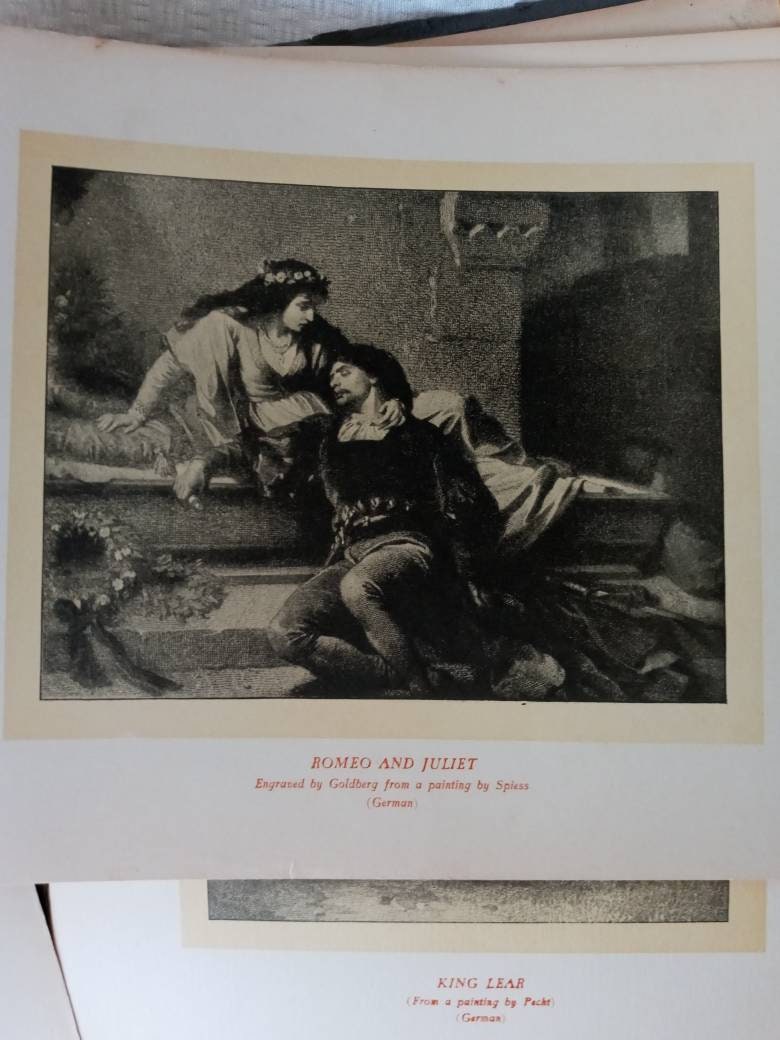 Shakespeare Rare Print Collection-shakespeare Character Portraits- 1900 ...