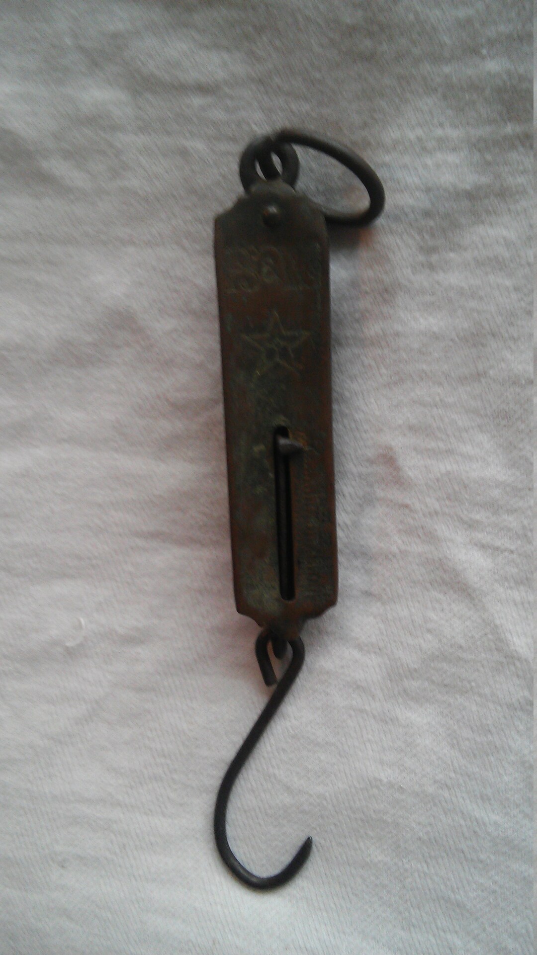 Antique Hand Scale B & W Co. Scale 25 Lb. Primitive Tool kitchen Decor ...