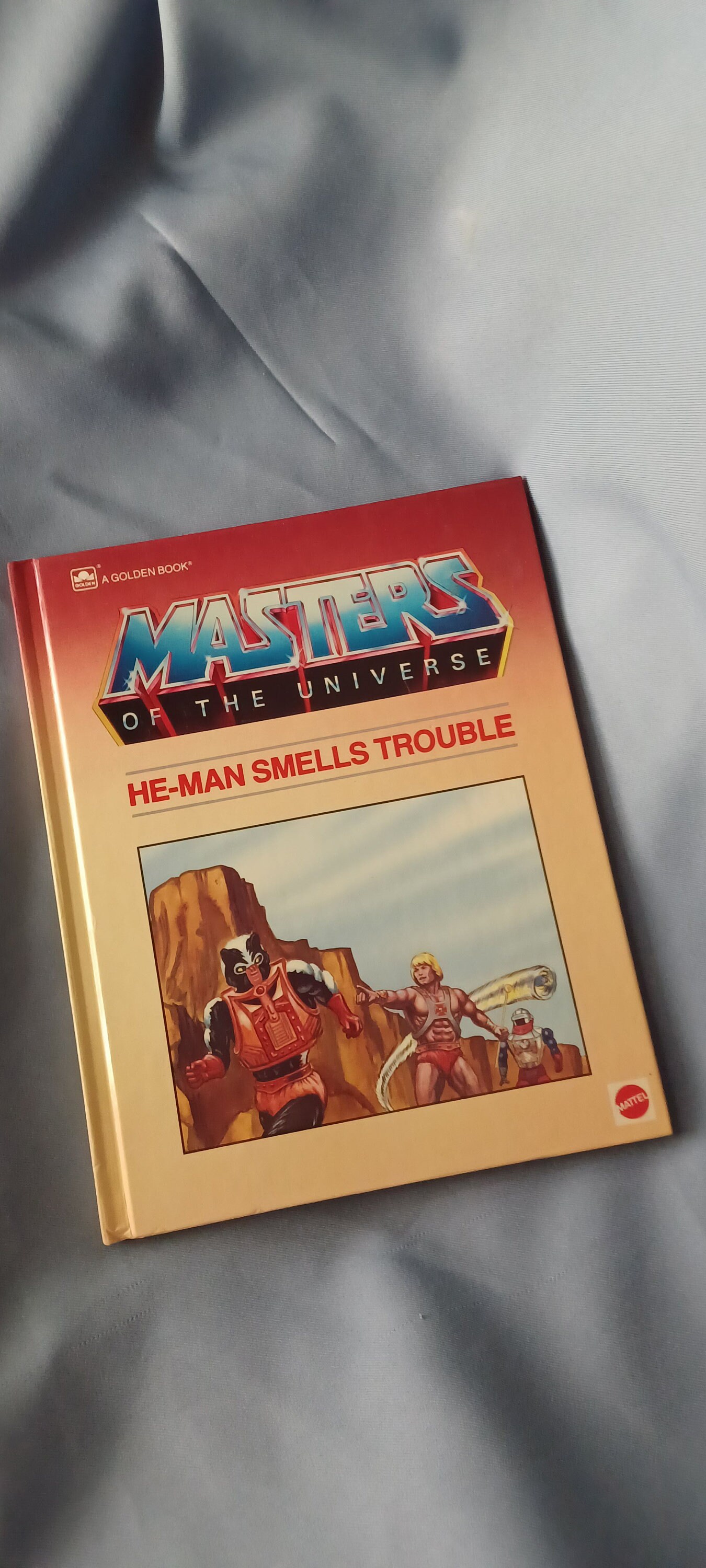 Masters of the Universe He Man Smells Trouble 1985 Golden Book mattel ...